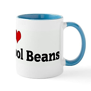 CafePress I Love Saying Cool Beans Mug Ceramic Coffee Mug, Tea Cup 11 oz