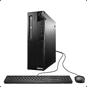 Lenovo ThinkCentre M83 Small Form Business High Performance Desktop Computer PC (Intel Core I5-4570 3.2G,8G RAM DDR3,240GB SSD,DVD-ROM,WIFI, Windows 10 Professional)(Renewed)