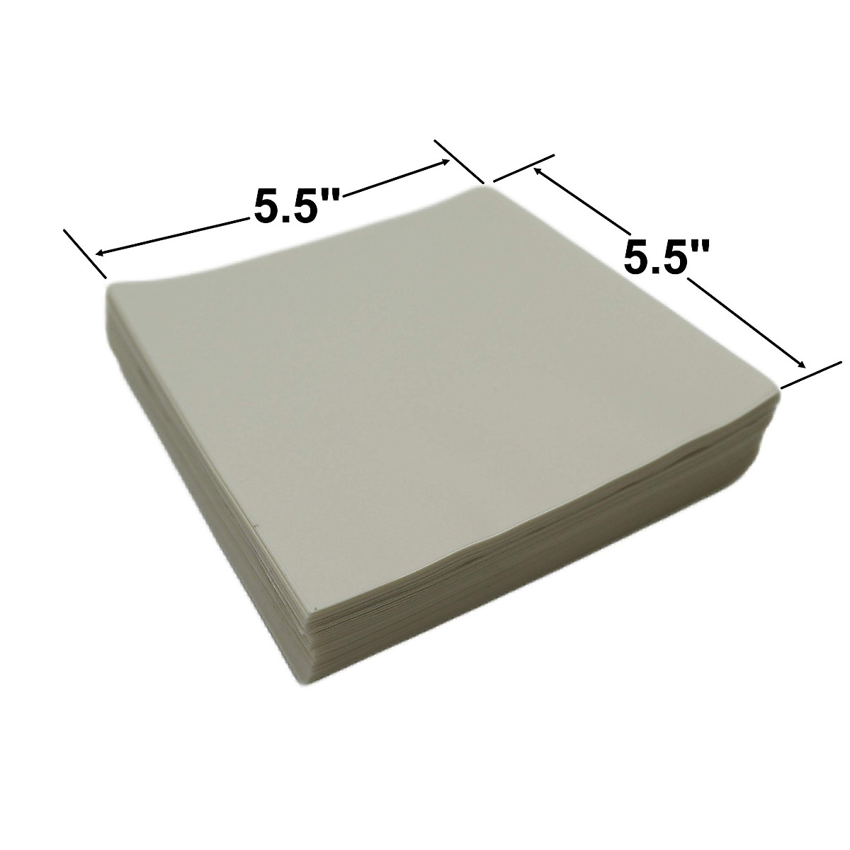 Kitchen Geeks Hamburger Patty Paper - 1000 Wax Paper 5.5 x 5.5 Inch Square Sheets For Burger Press Maker Patties, Baking, Candy