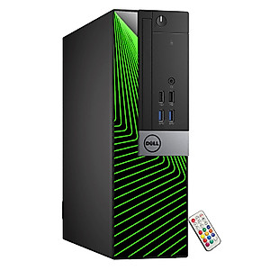 Dell OptiPlex Desktop Customized RGB Lights Computer Intel Core i7 3.40GHz 16 GB RAM 1TB SSD Windows 10 Pro - WiFi - Gaming PC Keyboard & Mouse HDMI (Renewed)