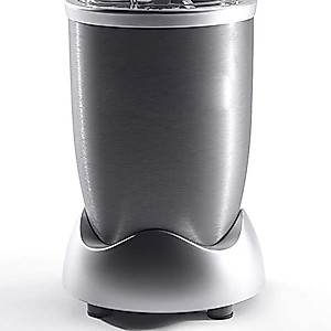 VIZET Blender for Shakes and Smoothies, Portable Blender, Bullet Blender, with a Blender Cup with Lip, Travel Friendly, 24 Ounces, 600 Watt, Gray