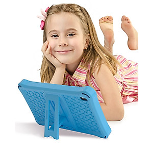 Tablet for Kids, 8 inch Kids Tablet 2GB RAM 32GB ROM Android 11 Tablets IPS Touch Screen 1280x800, Iwawa & Parent Control Toddler Tablet, WiFi, Dual Camera, 4300mAh Battery, Shockproof Case, Blue