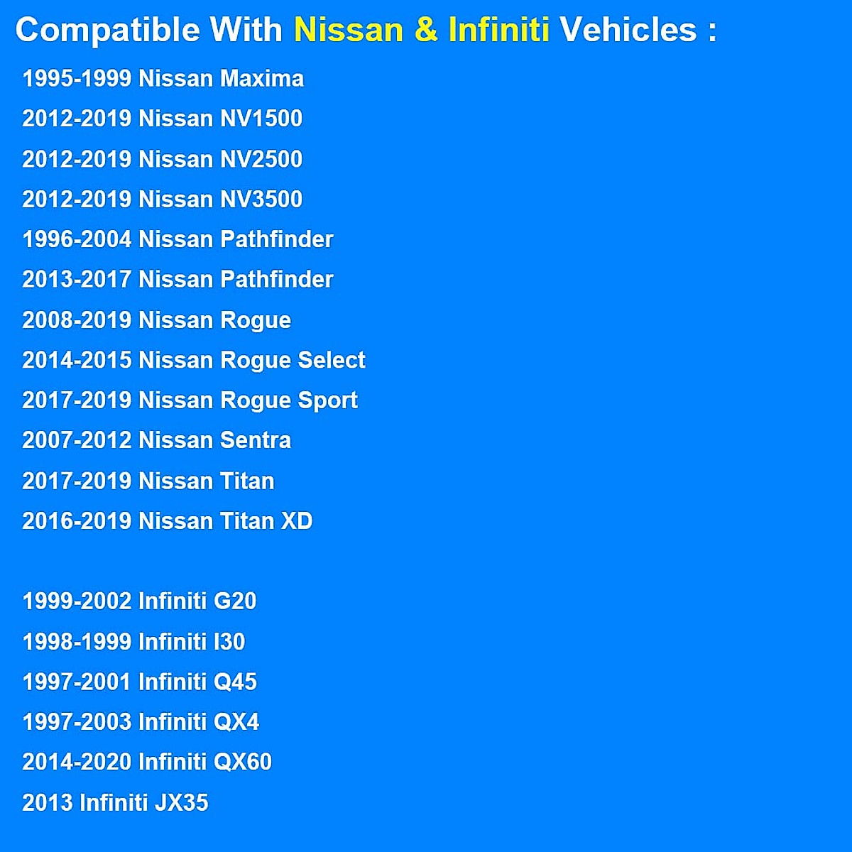 HVAC Fan Blower Motor Resistor, Replace 27761-4BA0A, 277614BA0A Compatible with Nissan - 2013-2017 Pathfinder, 2008-2019 Rogue, 2007-2012 Sentra, 2012-2019 NV1500 NV2500 NV3500, 2014-2020 QX60, More