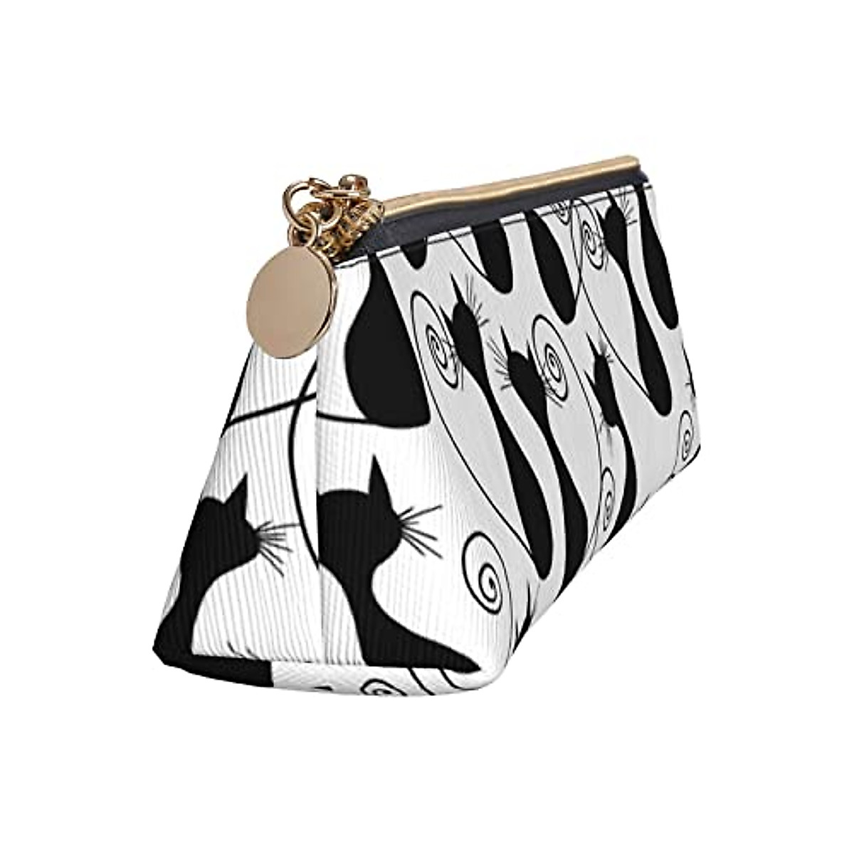 OUZPGAQ Cute Black Cat Pencil Case Anime Makeup Cosmetic Bag Stationary Kawaii Pencil Box Pouch Gadget Organizer Bag with Zipper Gift for Kids Teacher