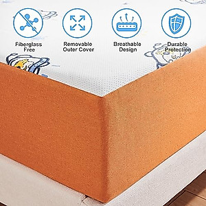 Molblly Twin Mattress, 8 Inch Memory Foam Mattress in a Box, Breathable Bed Comfortable Mattress for Cooler Sleep Supportive & Pressure Relief, Twin Size Bed, 39" X 75" X 8"