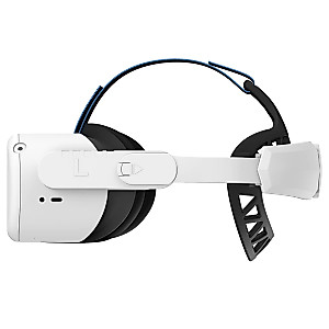 NIUVR Optimized Headset Strap Compatible with Quest 2 Headset, Replacement for Elite Strap, Kids Removable Head Cushion Comfortable Protective Headset Strap, Pressure Reduced Head Strap for VR