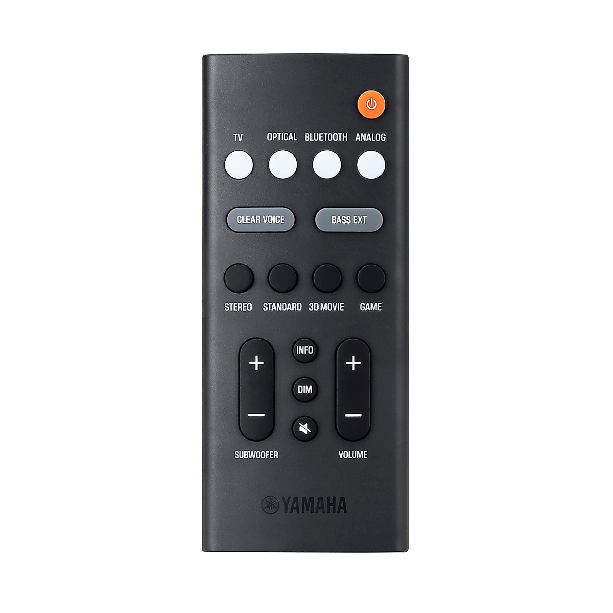 Yamaha Audio SR-C30A Compact Sound Bar with Wireless Subwoofer and Bluetooth, Black