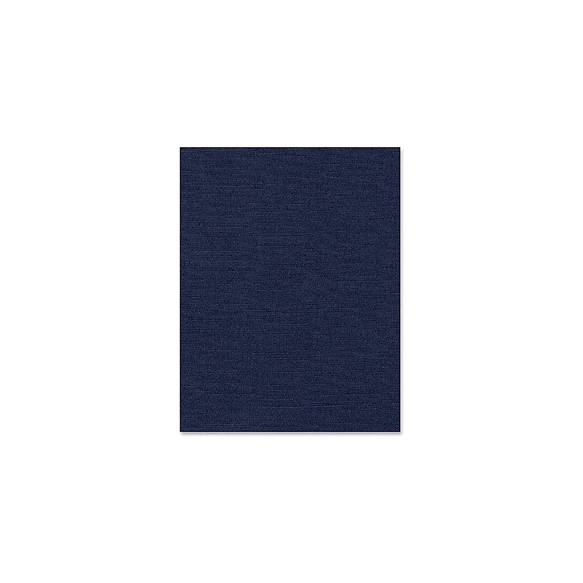 Fellowes Linen Presentation Covers, 11-1/4 Inch x 8-3/4 Inch, Navy, 200 per Pack (52113)