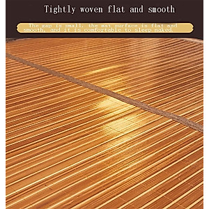 Summer Sleeping Mat Exquisite Summer mats Dormitory Bedroom with Bamboo mats Single mats Double ice Silk Straw mats Various Sizes to Choose from for Home School Dormitory