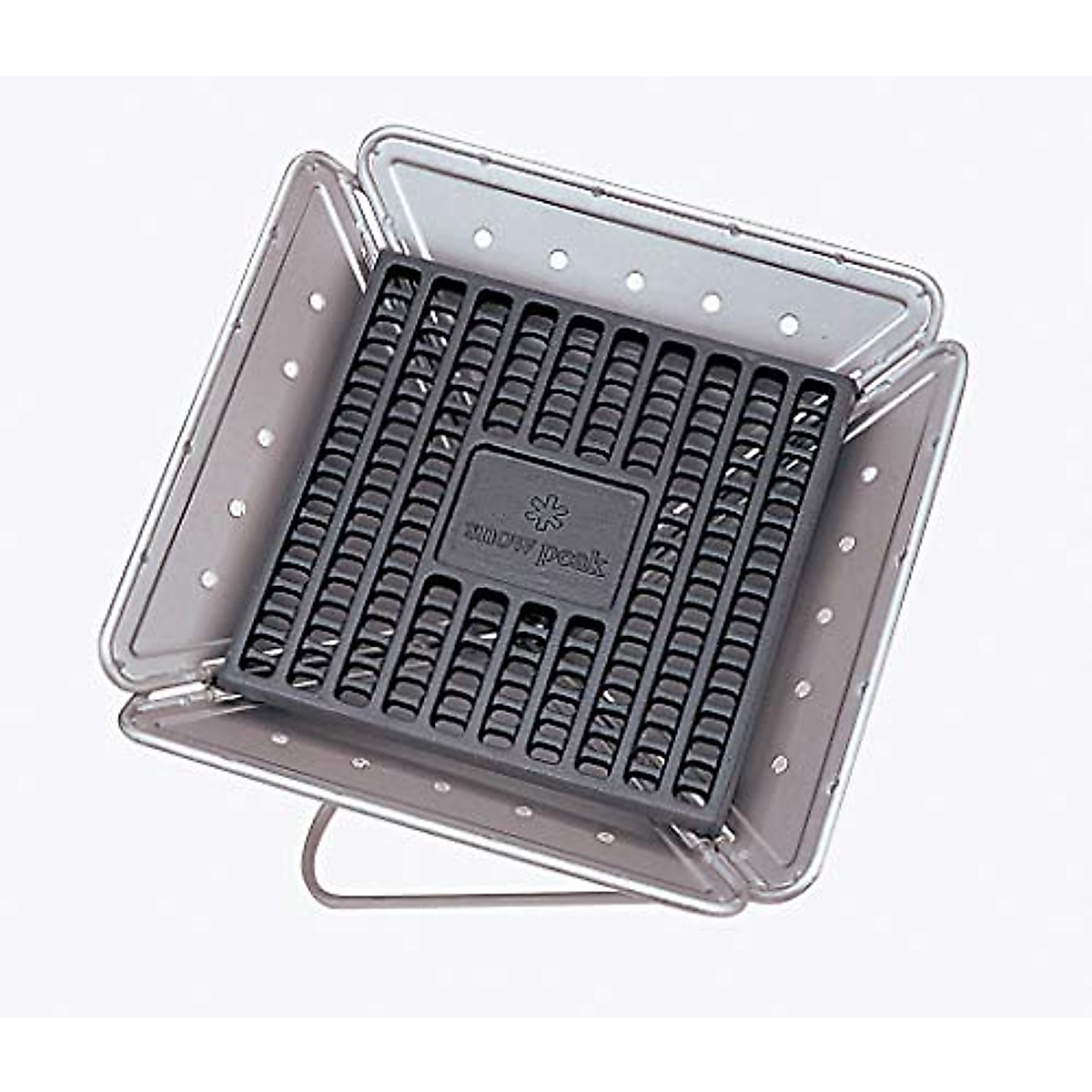 Snow Peak Fireplace Coal Bed - Charcoal Grill Tool - Evens Cooking Temperature - Steel - 5.3 Ibs - Medium