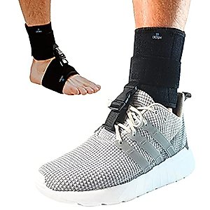 DOSH AFO Foot Drop Brace - Drop Foot Brace for Walking - Use as a Left or Right AFO Brace - Ankle Foot Orthosis Support Brace for Men and Women - Foot Supports - Drop Foot Braces