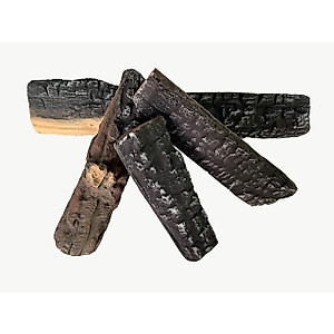 B-HOTTE 4pcs Small Gas Fireplace Logs Outdoor fireplaces