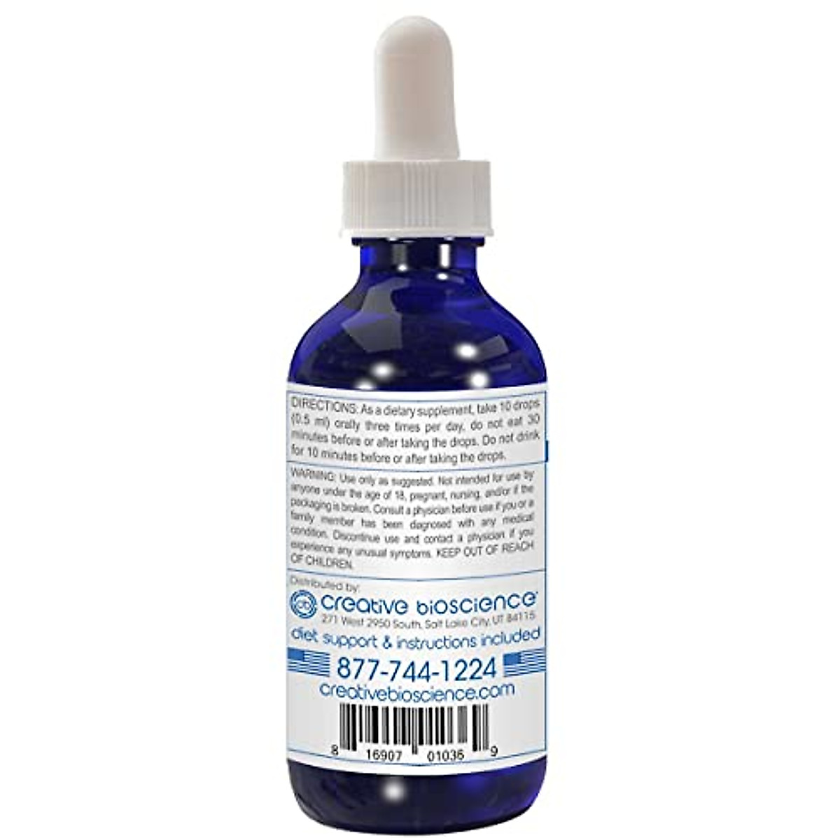 Creative Bioscience 1234 Diet Drops for Women & Men - Diet Drops for Weight Management - Original Amino Complex, 2 Fl Oz (Twin Pack)