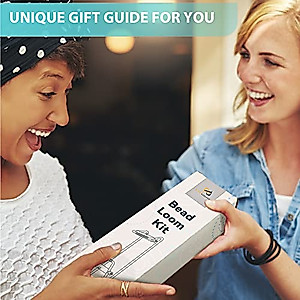 PP OPOUNT Bead Loom Kit, Beading Supplies with 9700 PCS Seed Beads, Tray, Scissors Making Accessories, Beading Loom Kits for Adults Jewelry Making Bracelets Belts