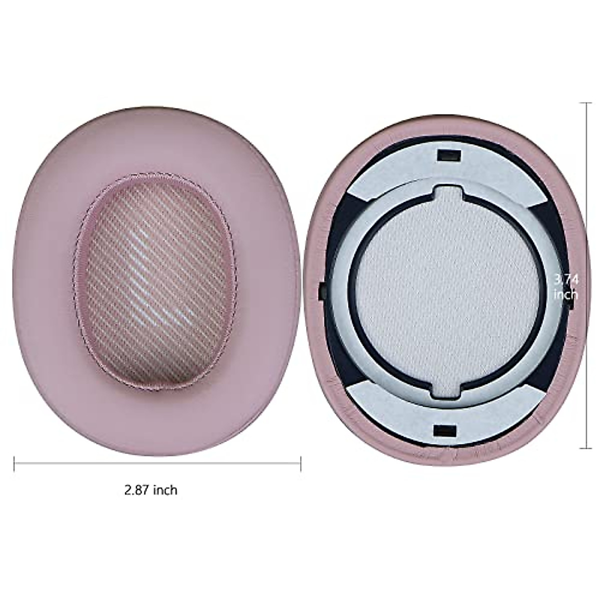 E55 BT Ear Pads Cushion, MOLGRIA Replacement Earpads for JBL E55 E59BT Wireless Bluetooth Over-Ear Headphones. (Pink)