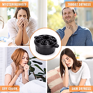 WILLOW WEAVE Cast Iron Wood Stove Steamer 2.5 Quart with Large Opening Top - Flake Black