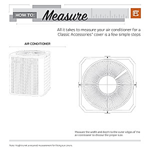 Classic Accessories Mesh Air Conditioner Cover