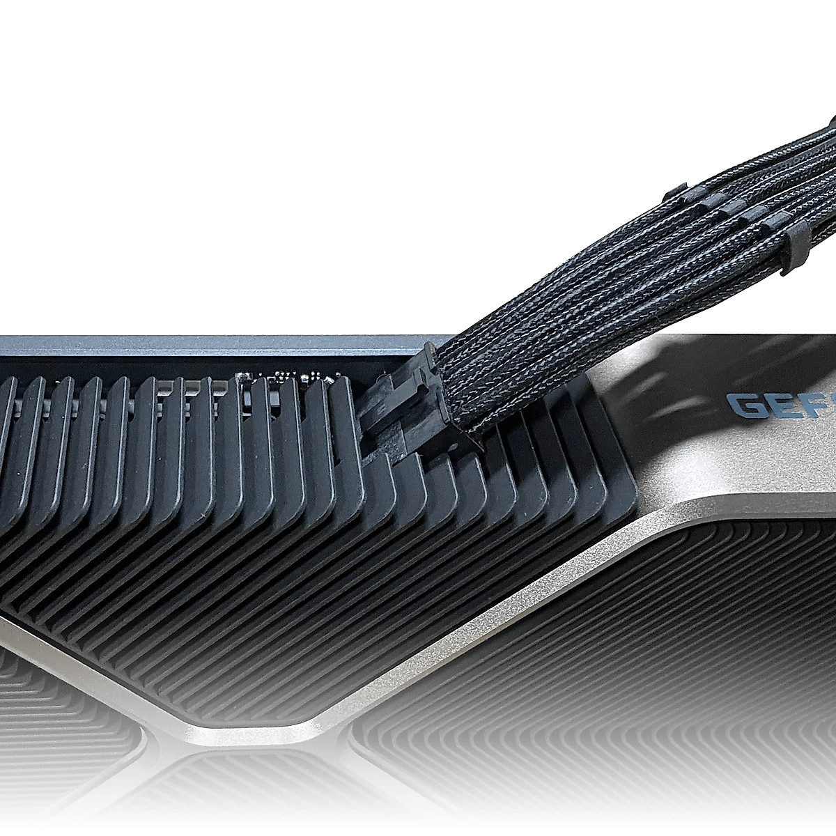 EVGA PerFE 12 Cable, Individually Sleeved Cable, Built for NVIDIA GeForce RTX 30 Series Founders Edition, Included Cable Combs, Black