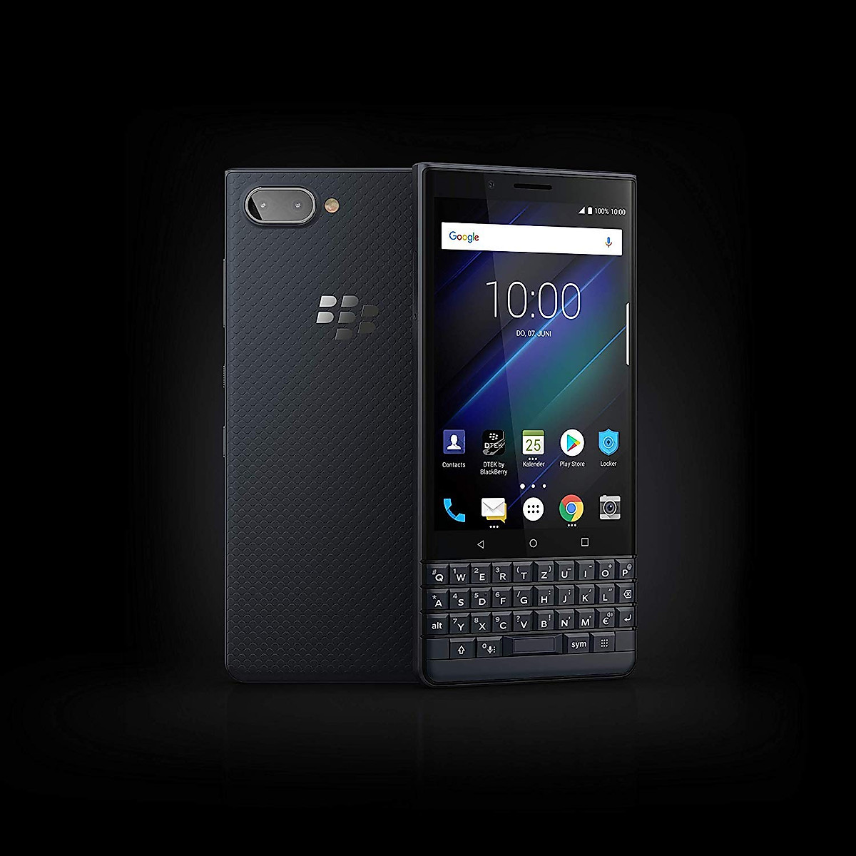 BlackBerry KEY2 LE 64GB - GSM Unlocked Android Smartphone, 13MP+5MP Dual Rear Camera, Android 8.1 Oreo BBE100-2 (U.S. Warranty) (Space Blue/Gray)