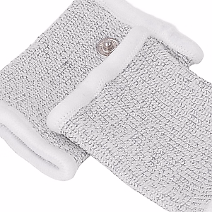 Shock Conductive Penis Sleeve, 2pcs Shock Conductive Penis Sleeve Silver Penis Conductive Garment Silver Penis Conductive Garment Conductive Garment Shock for Men Gentleman