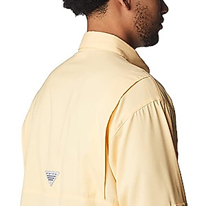 Columbia Men's Standard Tamiami II Long Sleeve Shirt, Cocoa Butter, Medium