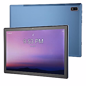 Blue Tablet, 100240V 4GB 64GB Octa Core 10. 1 Inch 10.1 Inch Tablet for Work (US Plug)