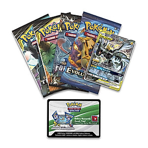 Pokemon Tag Team Tin Pikachu & Zekrom- TCG: Sun & Moon- Contains 4 Booster Packs & Featuring 1 Special Art Pikachu & Zekrom-GX Foil Card