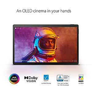 ASUS VivoBook 13 Slate OLED 2-in-1 Laptop, 13.3" FHD OLED Touch Display, Intel Pentium N6000 Quad-Core CPU, 4GB RAM, 128GB eMMC, Windows 11 Home in S Mode, Black, T3300KA-DH21T (Renewed)