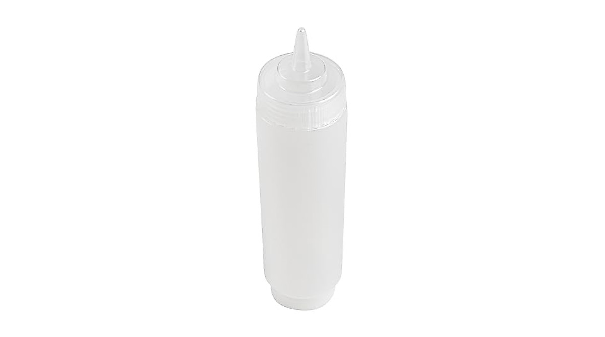 16oz Clear FIFO Squeeze Bottle for Restaurants & Chefs