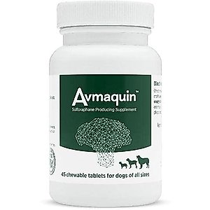 Nutramax Laboratories Avmaquin Sulforaphane Producing Supplement for Dogs, 45 Chewable Tablets