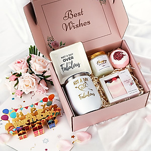 Birthday Gifts for Women, Happy Birthday Gift Boxes Ideas for Women, Her, Mom, Mother, Sister, Female Friend, Coworker, Girlfriend, Daughter, Best Unique Spa Baskets Kit for Women Who Have Everything