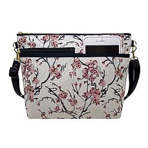 Danny K. Women's Tapestry Bag Shoulder Handbag, Large Zipper Purse Handmade in the USA (L'Amour)