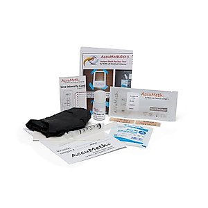 AccuMeth0.1 Methamphetamine Residue Detection Test Kit for Homes | 0.1 µg/100cm2 Legal Standard (Pack of 1)