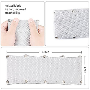 Replacement Headphone Headband Cover Grey and Upgraded Replacement Ear Cushions for Corsair Virtuoso RGB Wireless SE XT Gaming Headset