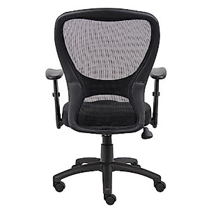Boss Office Products Budget Mesh Task Chair in Black