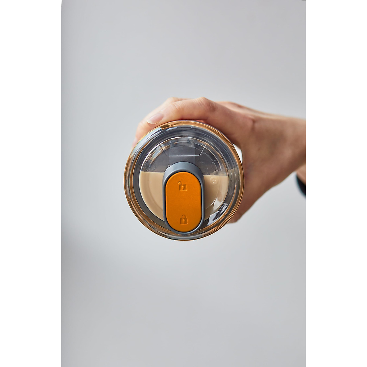 BLACK + BLUM - Insulated Tumbler - 18/8 Stainless Steel Vacuum Insulated Travel Tumbler with Leak Proof, Lockable Lid - Keeps Hot for 6hrs, Cold for 8hrs, Orange - 600ml