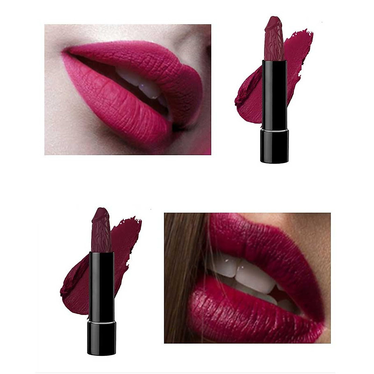 Funny Lipstick Creative Styling Head Matte Velvety Lip Gloss Moisturize Long Lasting High Pigmented Cute Lip Tint