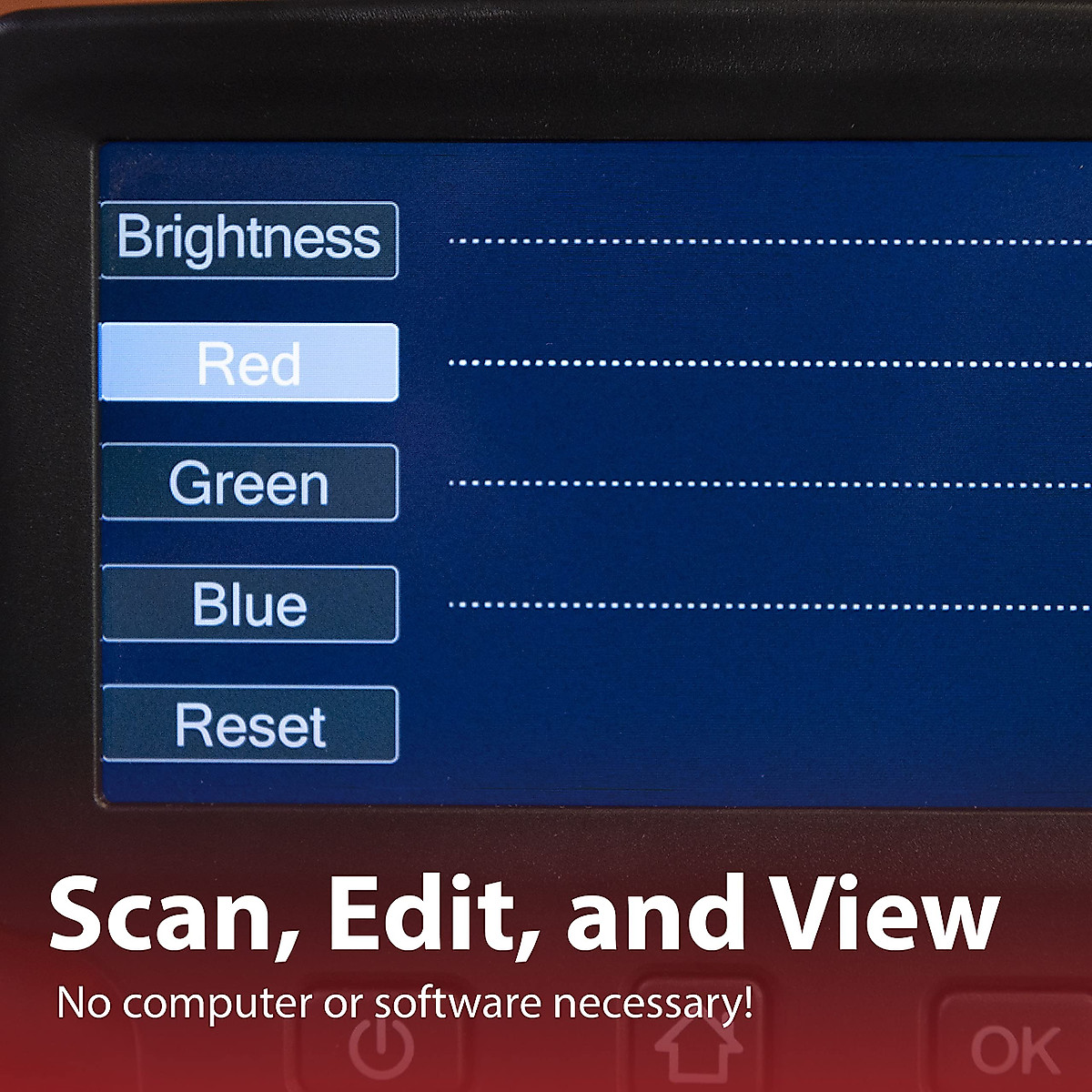 Magnasonic All-in-One 24MP Film Scanner with Large 5" Display & HDMI, Converts 35mm/126/110/Super 8 Film & 135/126/110 Slides into Digital Photos, Built-in Memory (FS71)