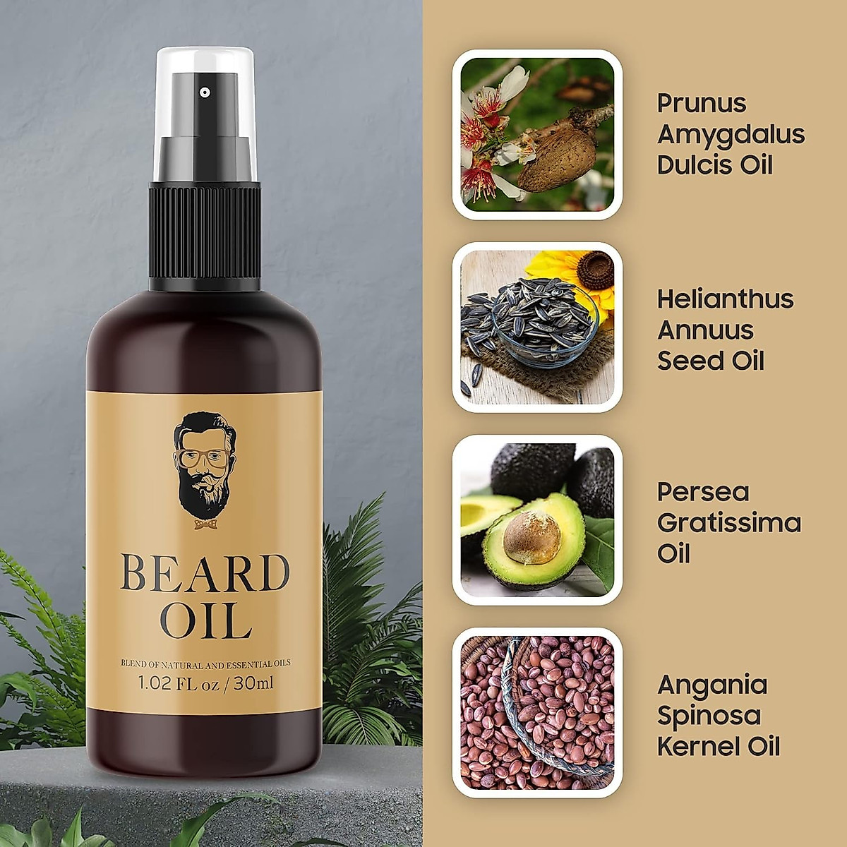 Barbology LONDON Vegan Multi-Purpose Beard Oil for Eliminating Dandruff and Impurities in Hair, 1.02 oz