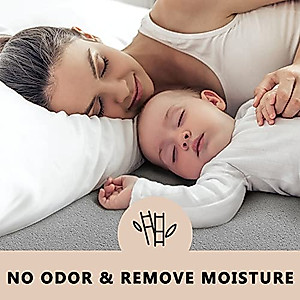 BedStory 3 Inch Full Size Memory Foam Mattress Topper, Bamboo Charcoal Memory Foam Bed Topper for Back Pain Relief, Cooling No Odor Mattress Pad Ergonomic Design Skin-Friendly, CertiPUR-US Certified