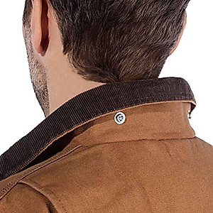 Carhartt mens Full Swing Traditional Coat Work Utility Outerwear, Carhartt Brown, Medium US