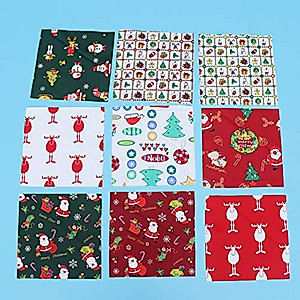 10pcs Cotton, Printed Pattern Projects X Quilting Bedding Cotton Xcm Theme cm Scrapbooking Cloth Cartoon Fabric Scraps Precut Dress Quarters Decorations Patchwork, Floral for