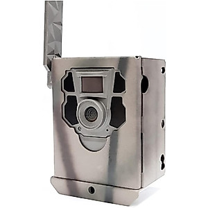 outdoor Theft-Deterrent Powder-Coated Heavy Duty Protective Waterproof Steel Security Lock Box Compatible with Tactacam Reveal X & XB Trail Cameras (99910)