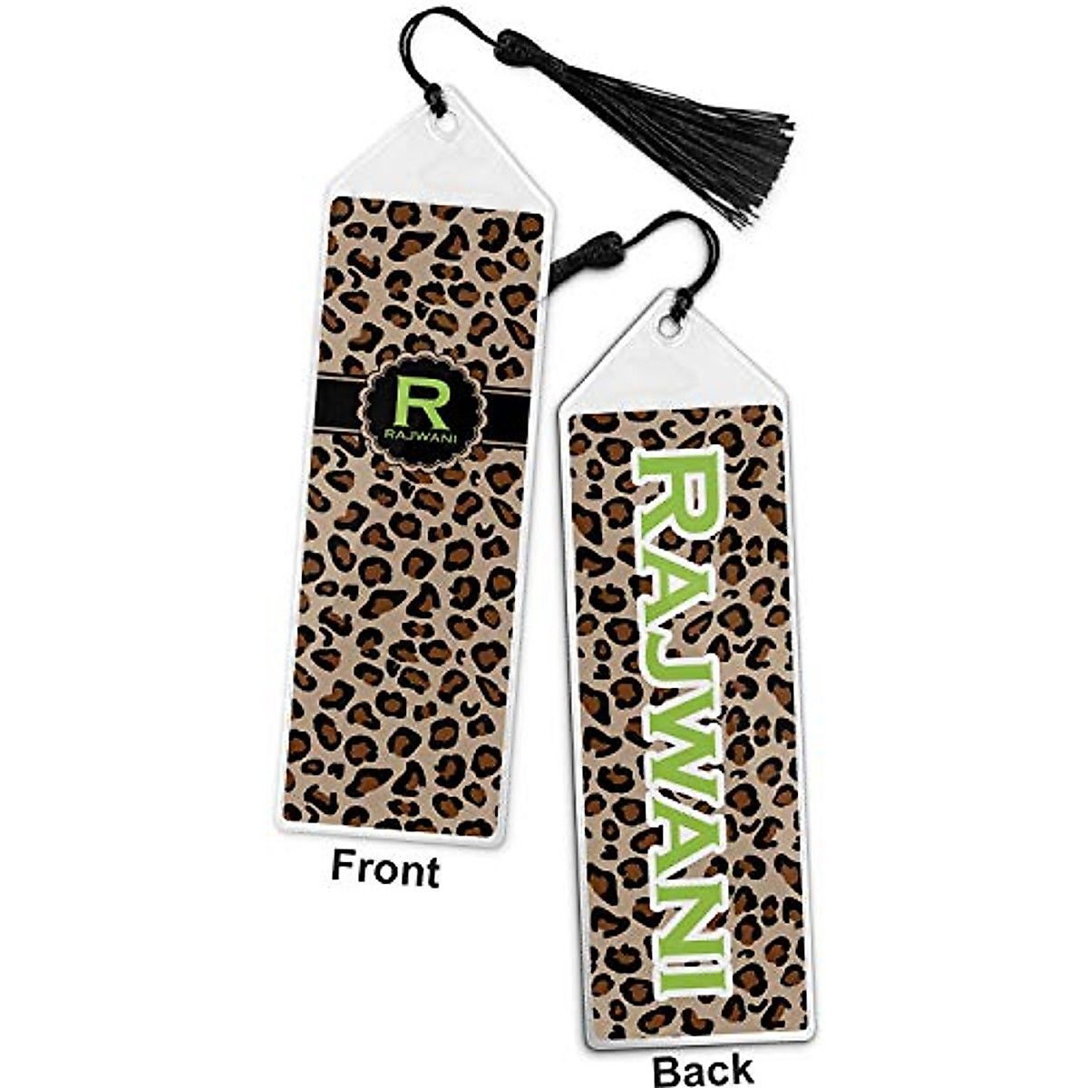 Granite Leopard Book Mark w/Tassel (Personalized)