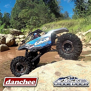 DANCHEE RidgeRock - 4WD Electric Rock Crawler - 1/10 Scale - RTR, Blue