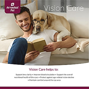 Arrowleaf Pet Vision Care by NaturPet Inc for Cats and Dogs | with Bilberry | Eye Support | 100mL Herbal Tincture