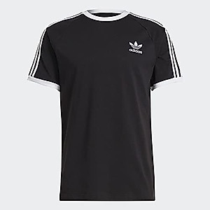 adidas Originals Men's Adicolor 3-stripes Tee, Black, X-Large