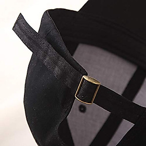 OVOY- Kpop Hat Ring Baseball-Cap - Suga-Snapback Baseball Cap Iron Rings (Black)