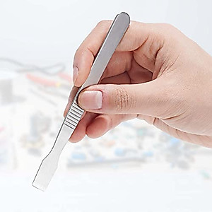 UTENEW 5pcs Professional Opening Pry Repair Tools Flathead Metal Pry Bars Crowbar