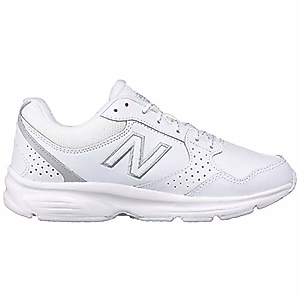 New Balance Women's 411 V1 Walking Shoe, White/White, 10